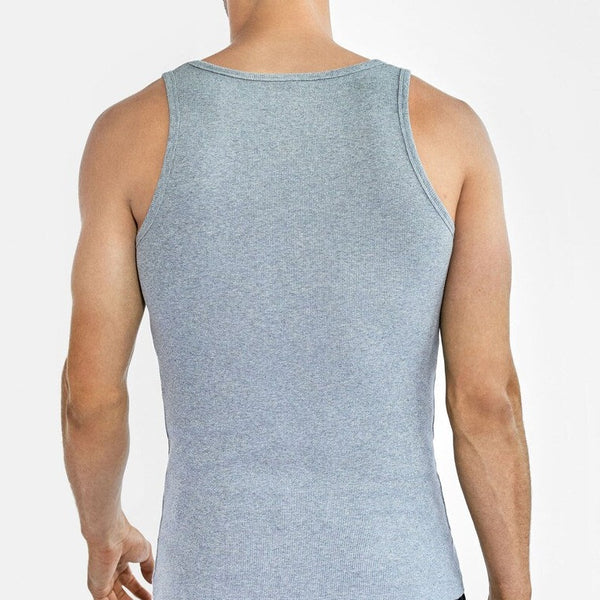 Ribbed Tank 2 Pack: Grey – Henry & Company
